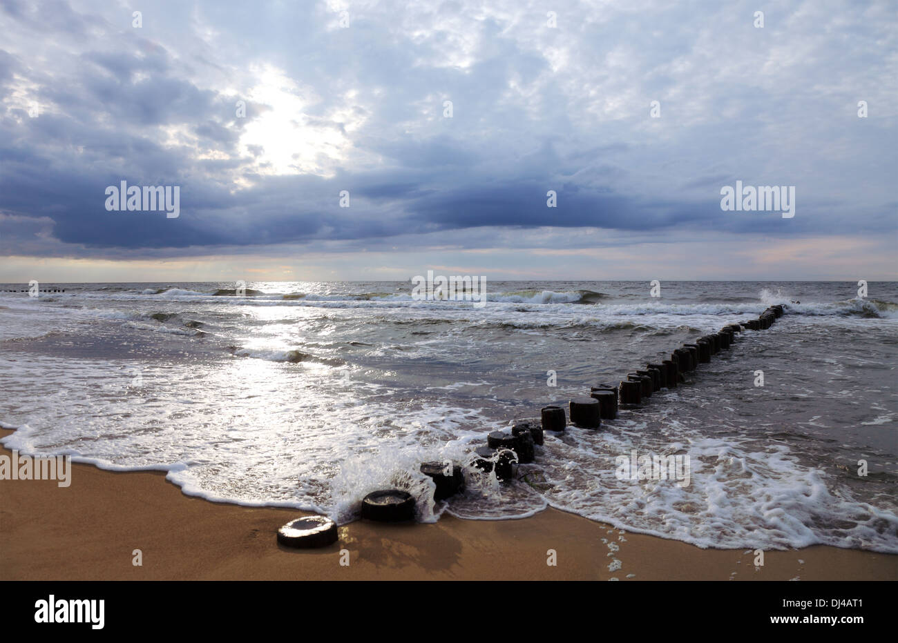 Landscape of the sea in the evening Stock Photo - Alamy