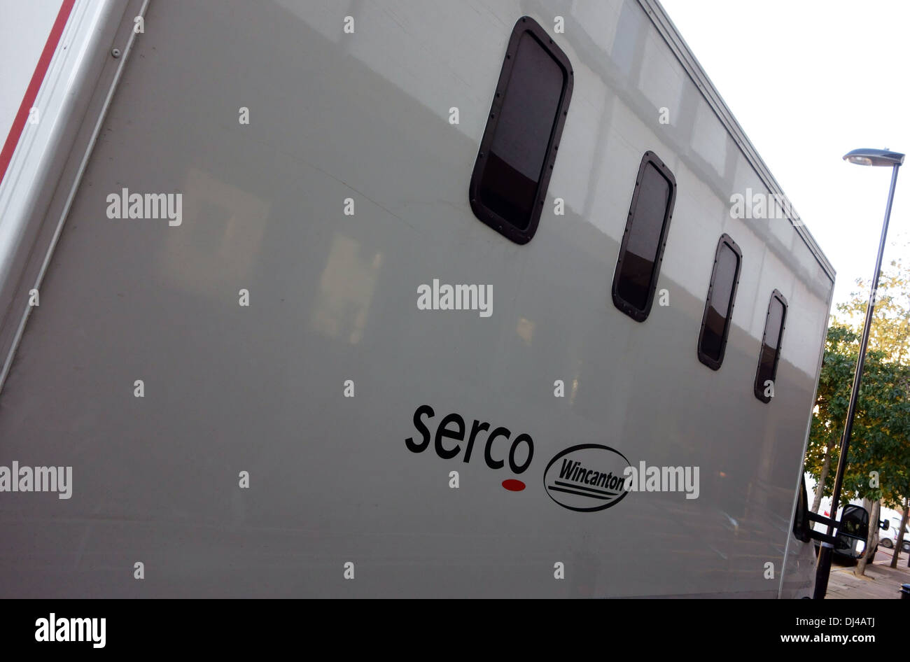 Serco prison van hi-res stock photography and images - Alamy