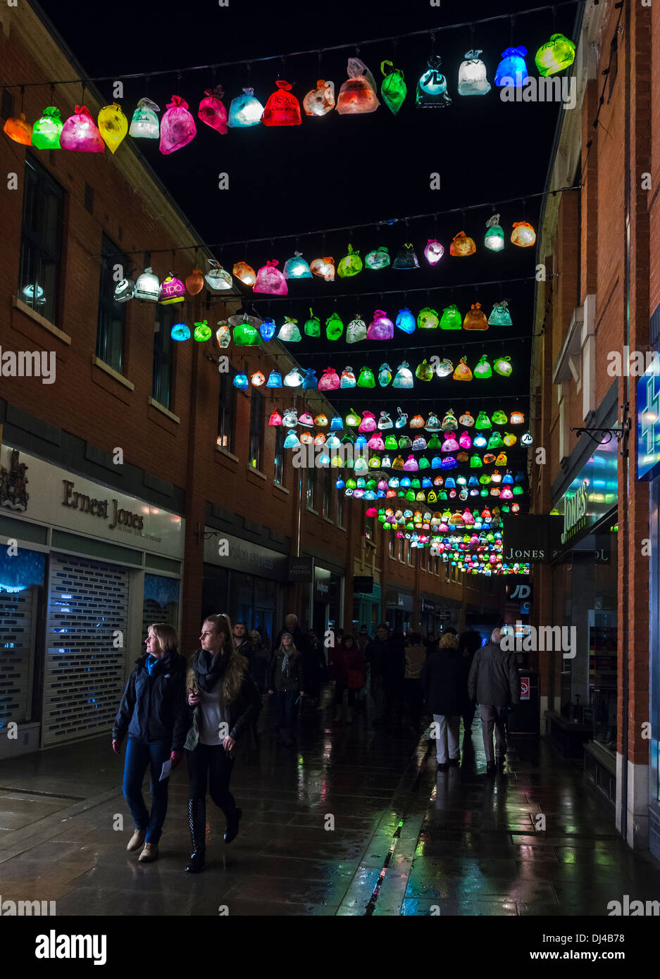 Durham Lumiere festival of light 2013 Stock Photo - Alamy