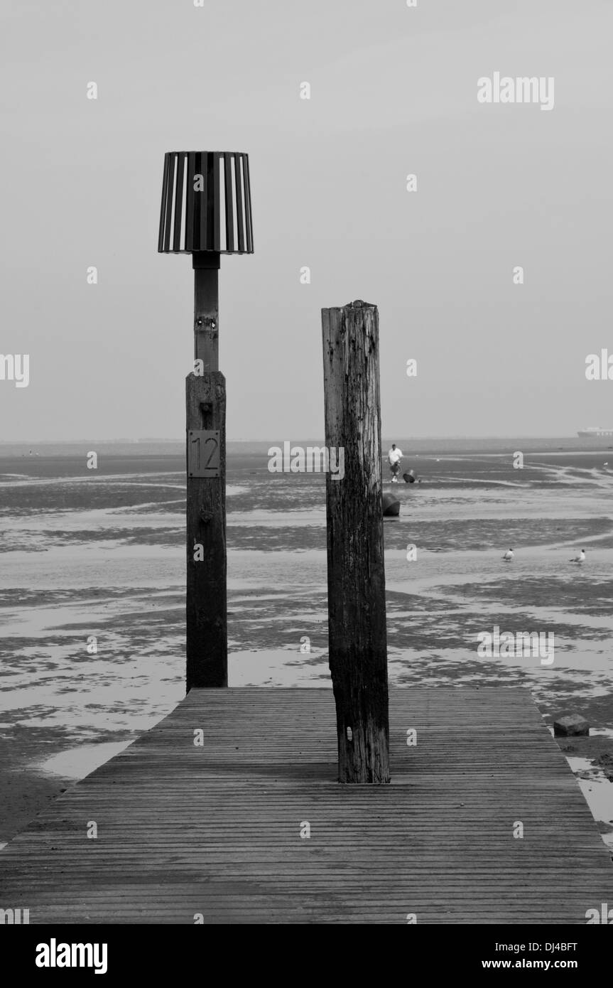 Beach warning Black and White Stock Photos & Images - Alamy