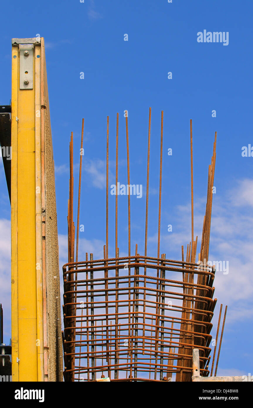 construction site - construction steel Stock Photo - Alamy