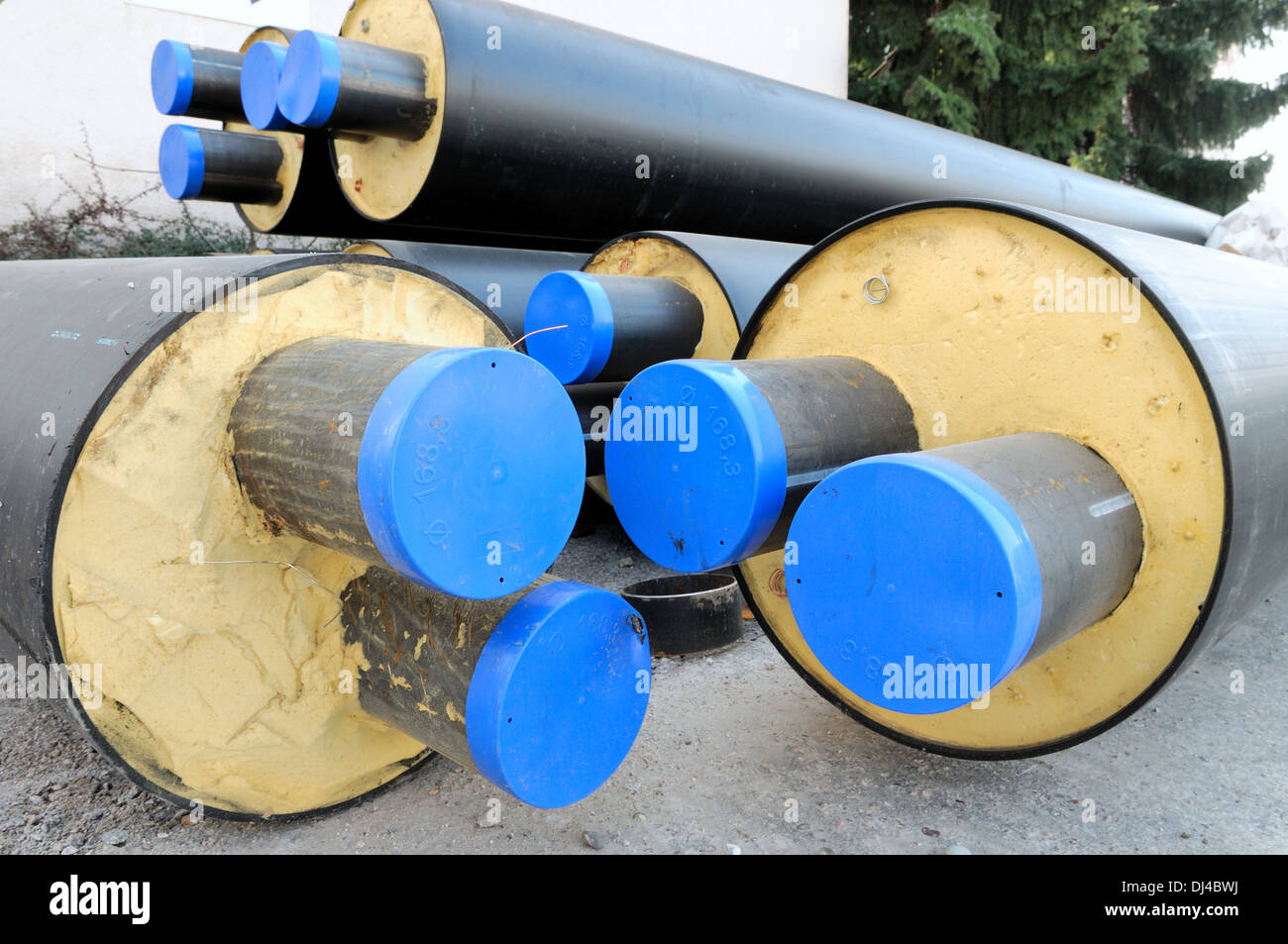 Central heating pipes hi-res stock photography and images - Alamy