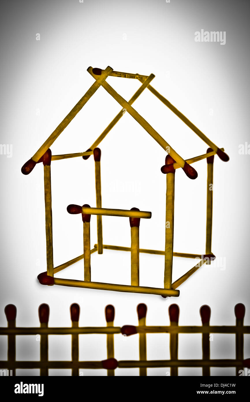 Match box house hi-res stock photography and images - Alamy