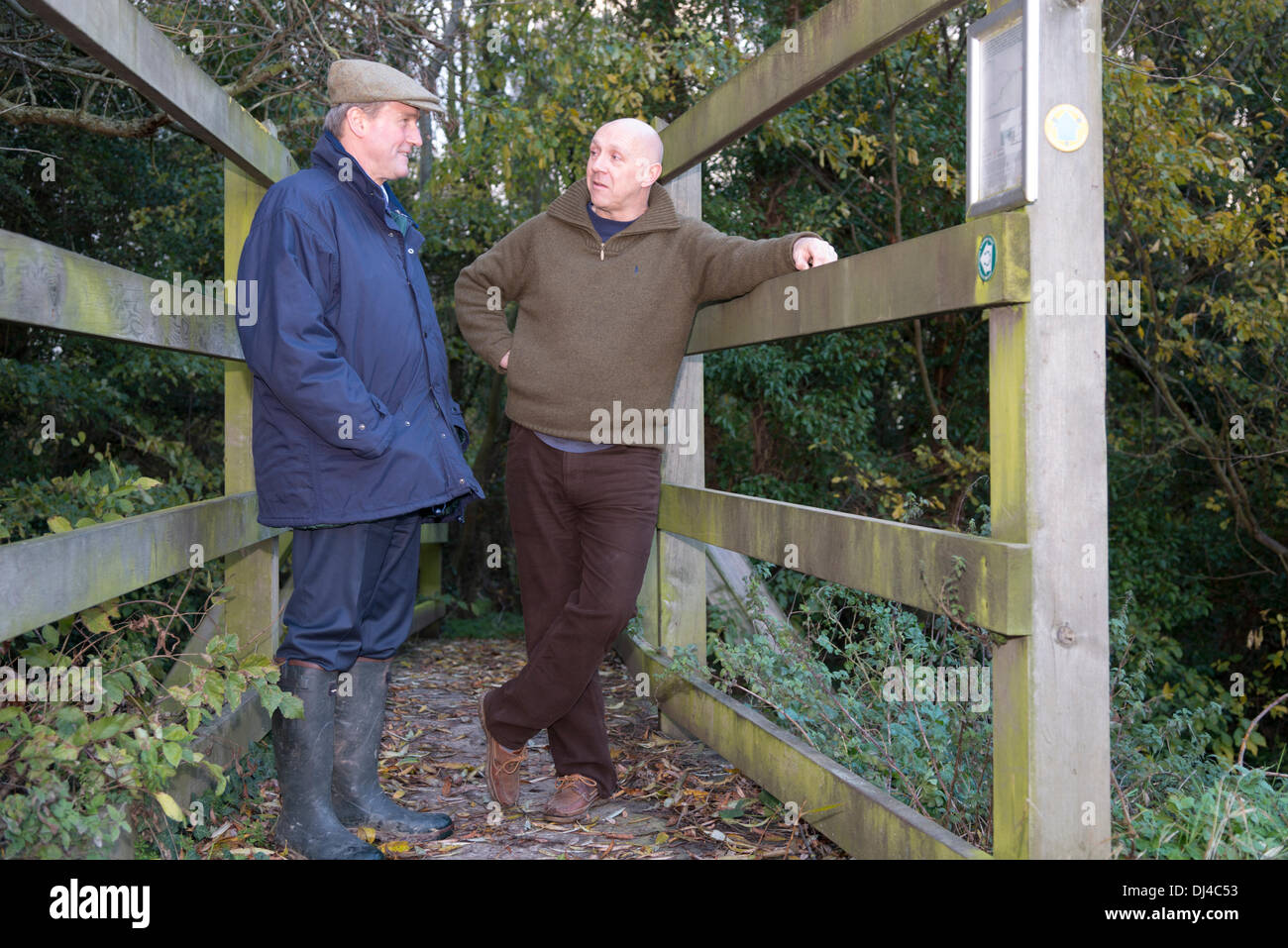 Lark Rise Farm, Barton, Cambridge UK. 21st Nov, 2013.Owen Paterson MP ...