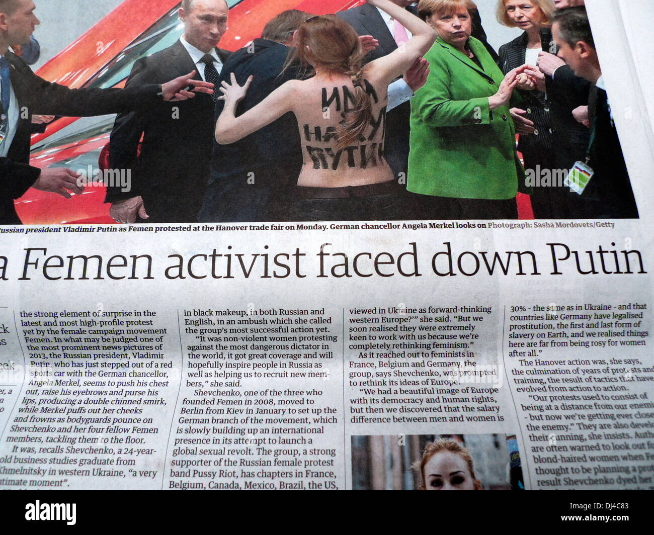 Femen hi-res stock photography and images - Alamy