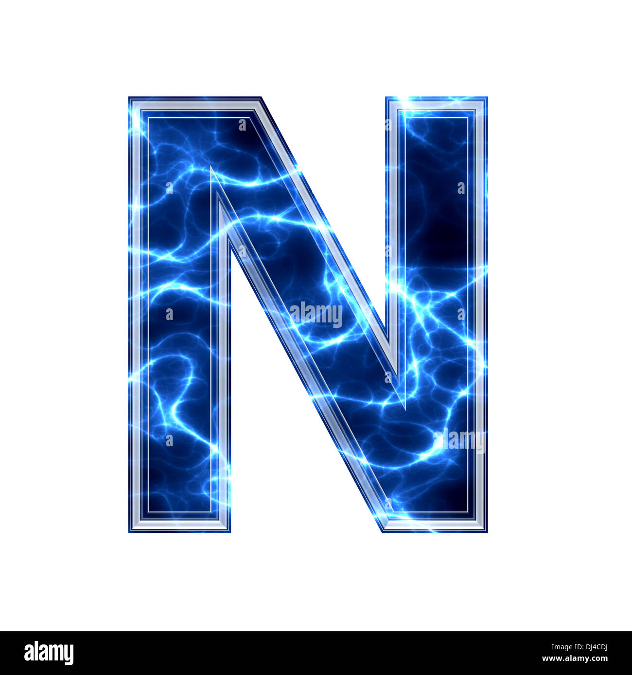 3d Letter N