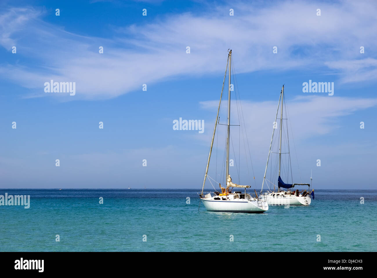 Two yachts hi-res stock photography and images - Alamy