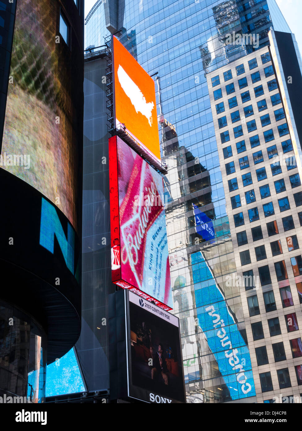 Times Square Advertising and Buildings, NYC Stock Photo - Alamy