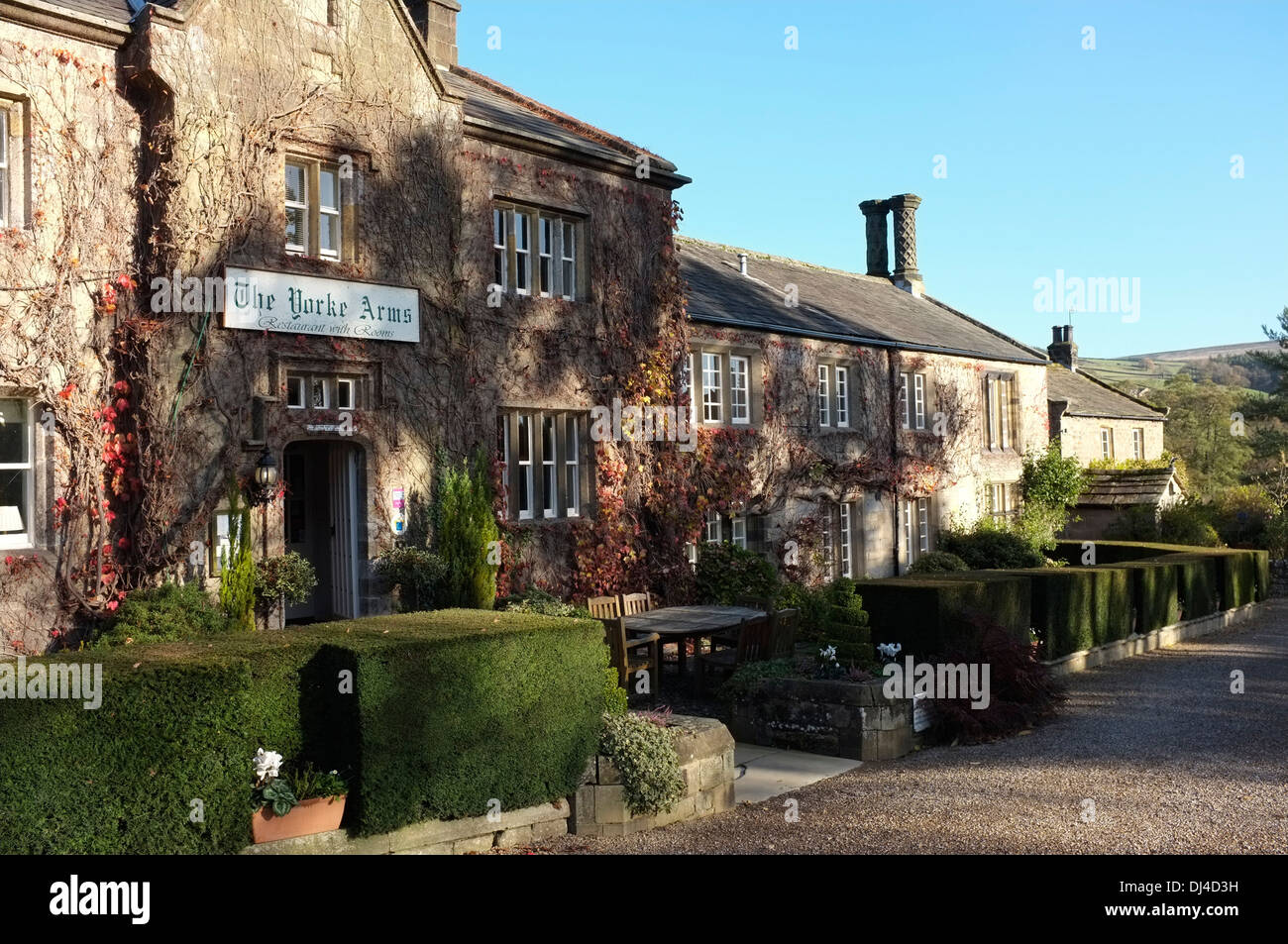 The Yorke Arms at Ramsgill, Pateley Bridge, North Yorkshire Stock Photo ...
