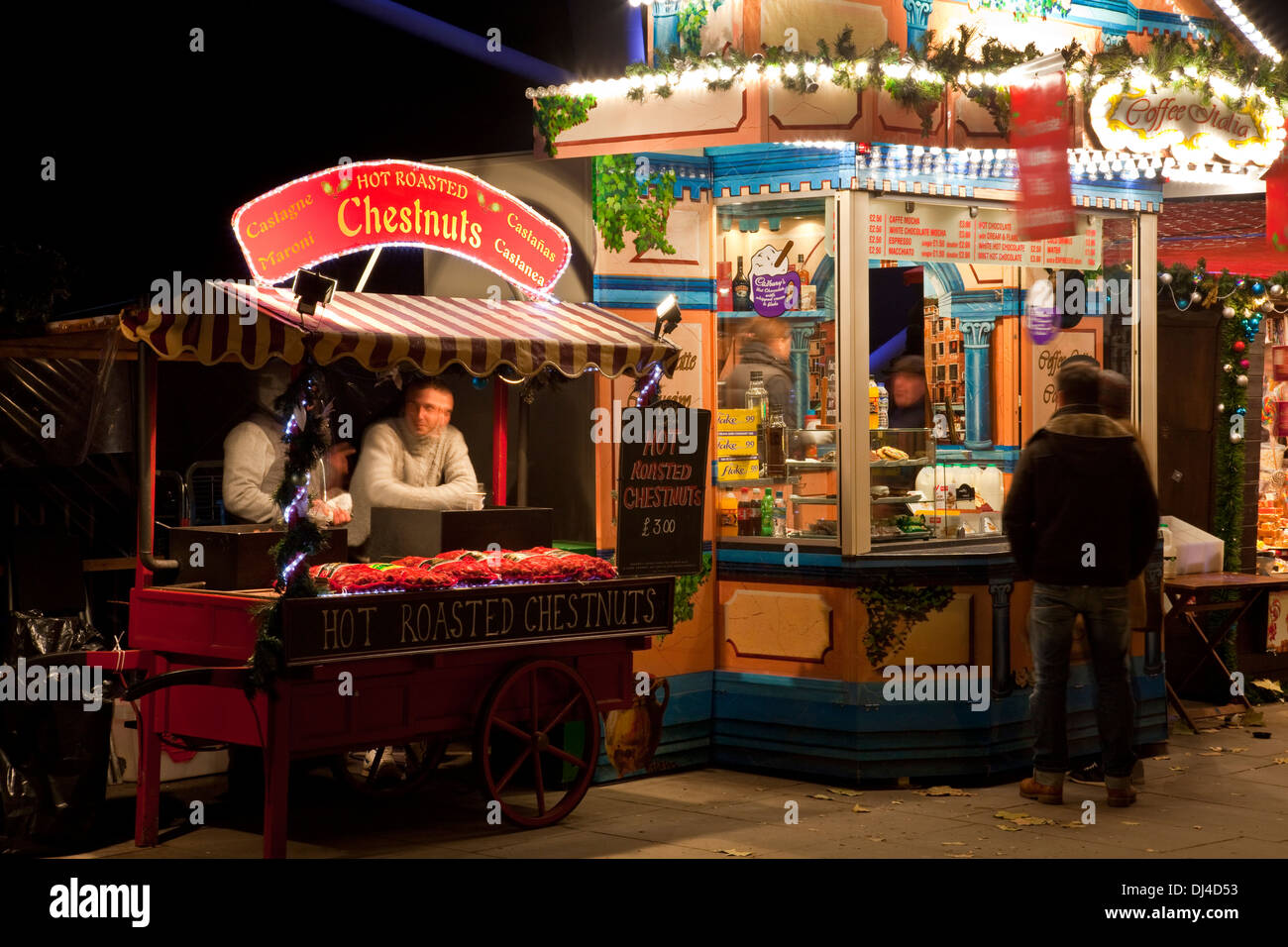 Roasted chestnuts london hi-res stock photography and images - Alamy