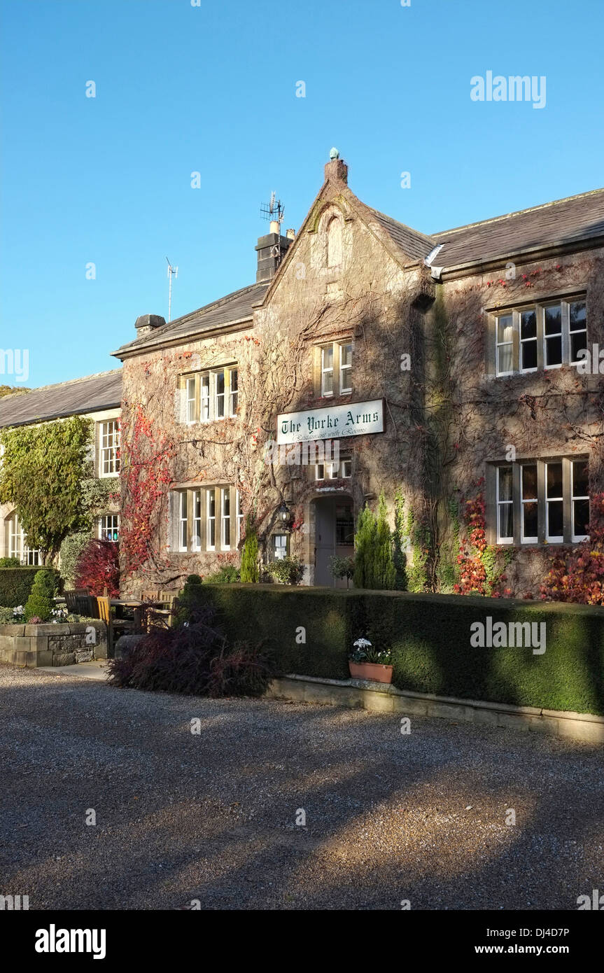 The Yorke Arms at Ramsgill, Pateley Bridge, North Yorkshire Stock Photo ...