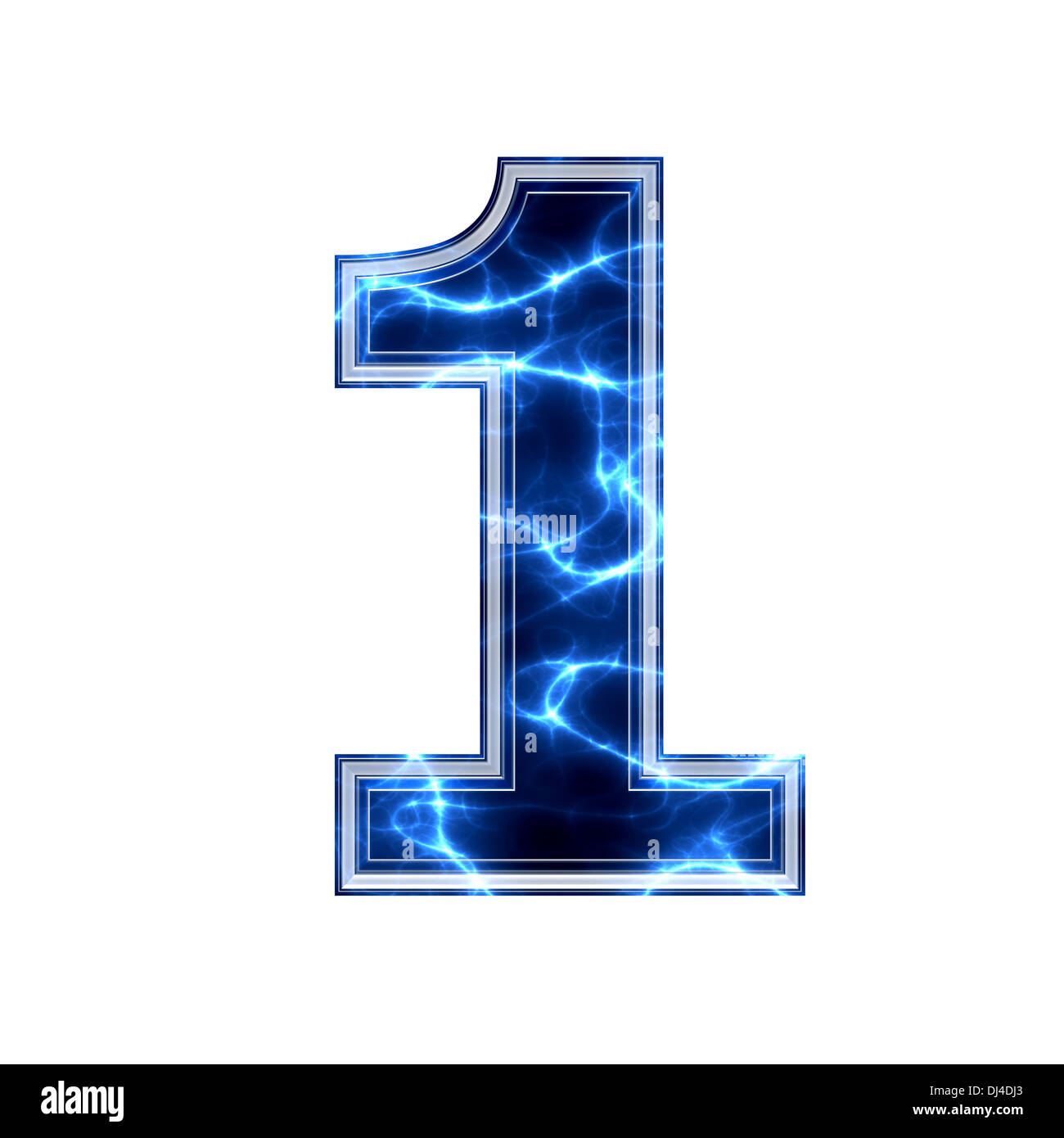 Digit 1 Cut Out Stock Images & Pictures - Alamy