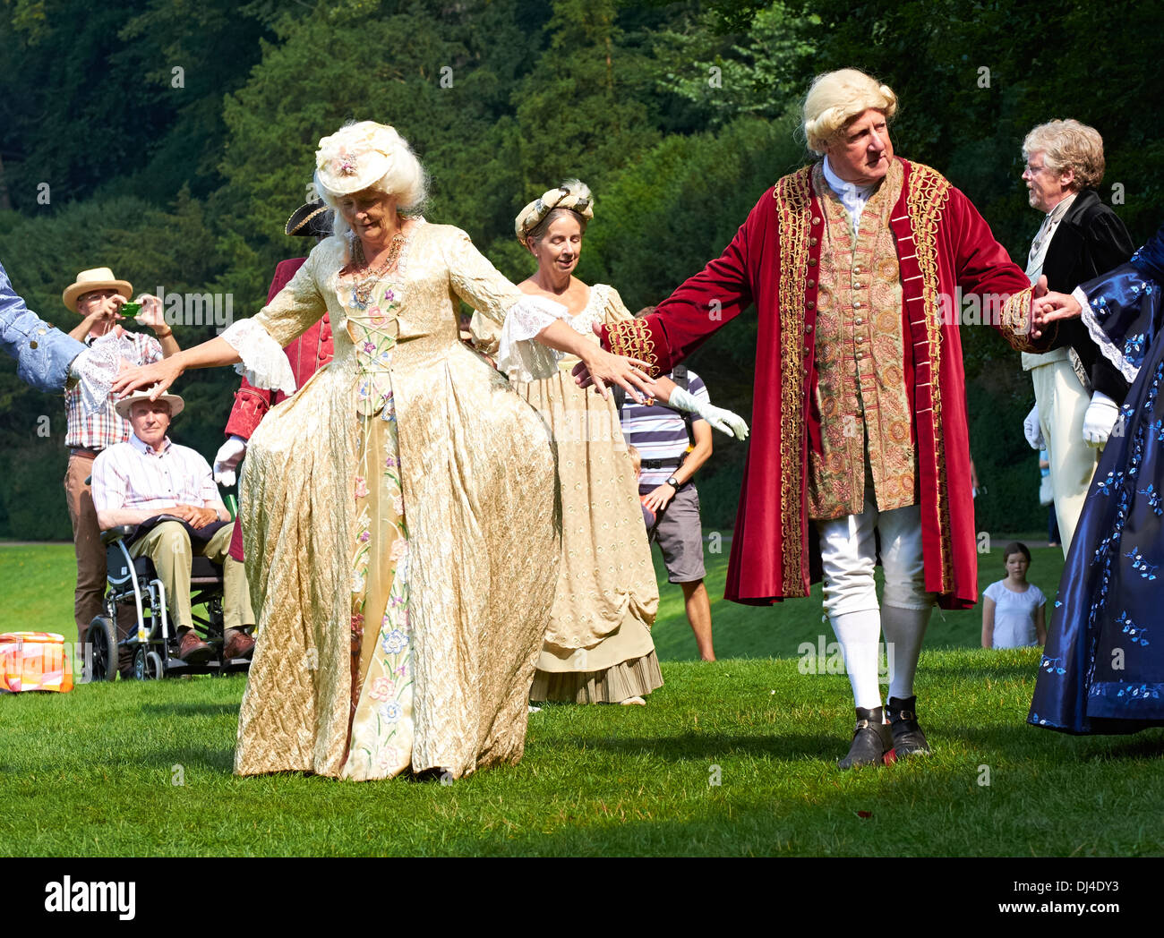 Georgian dancing on a lawn on a summers day Stock Photo - Alamy