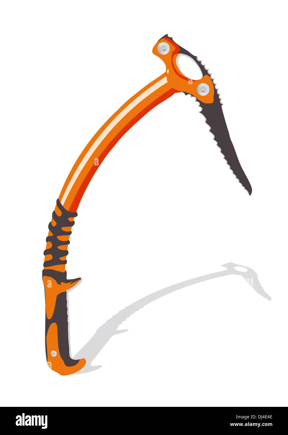 alpinist extreme climbing tool - vector illustration Stock Photo - Alamy