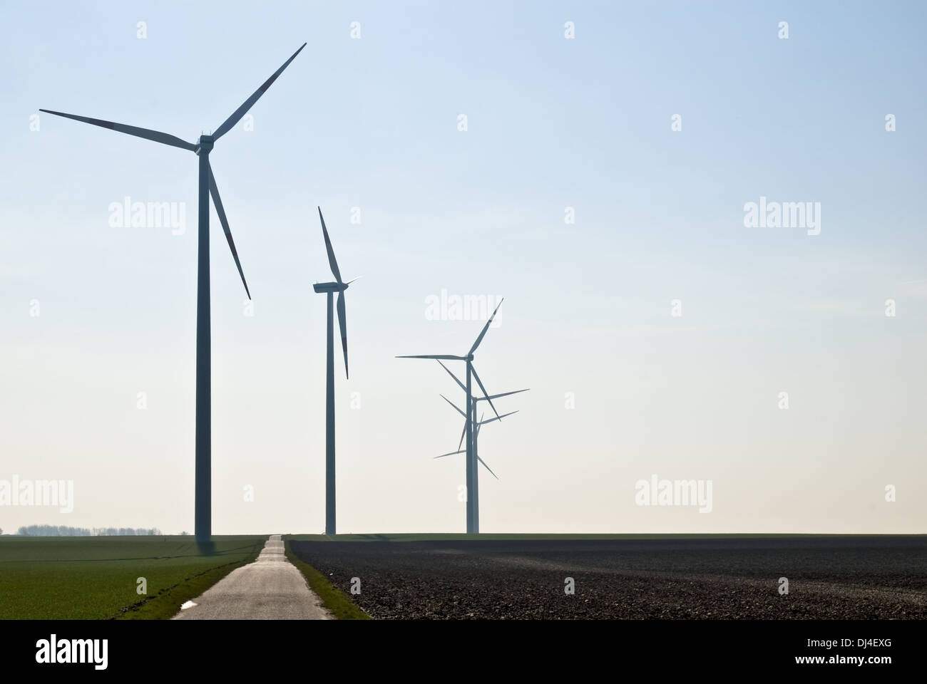 Field wind turbines on hi-res stock photography and images - Alamy