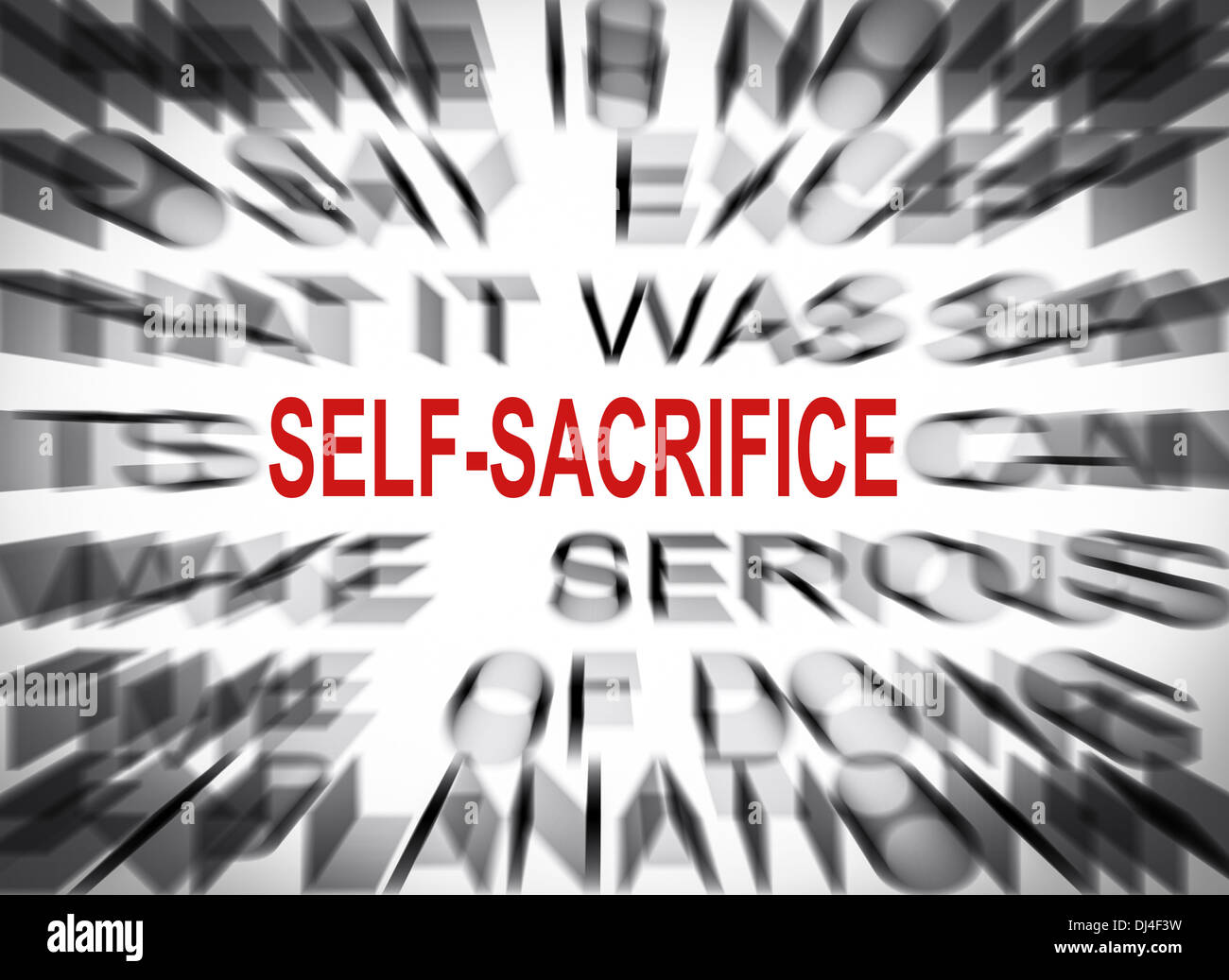 Self sacrifice hi-res stock photography and images - Alamy