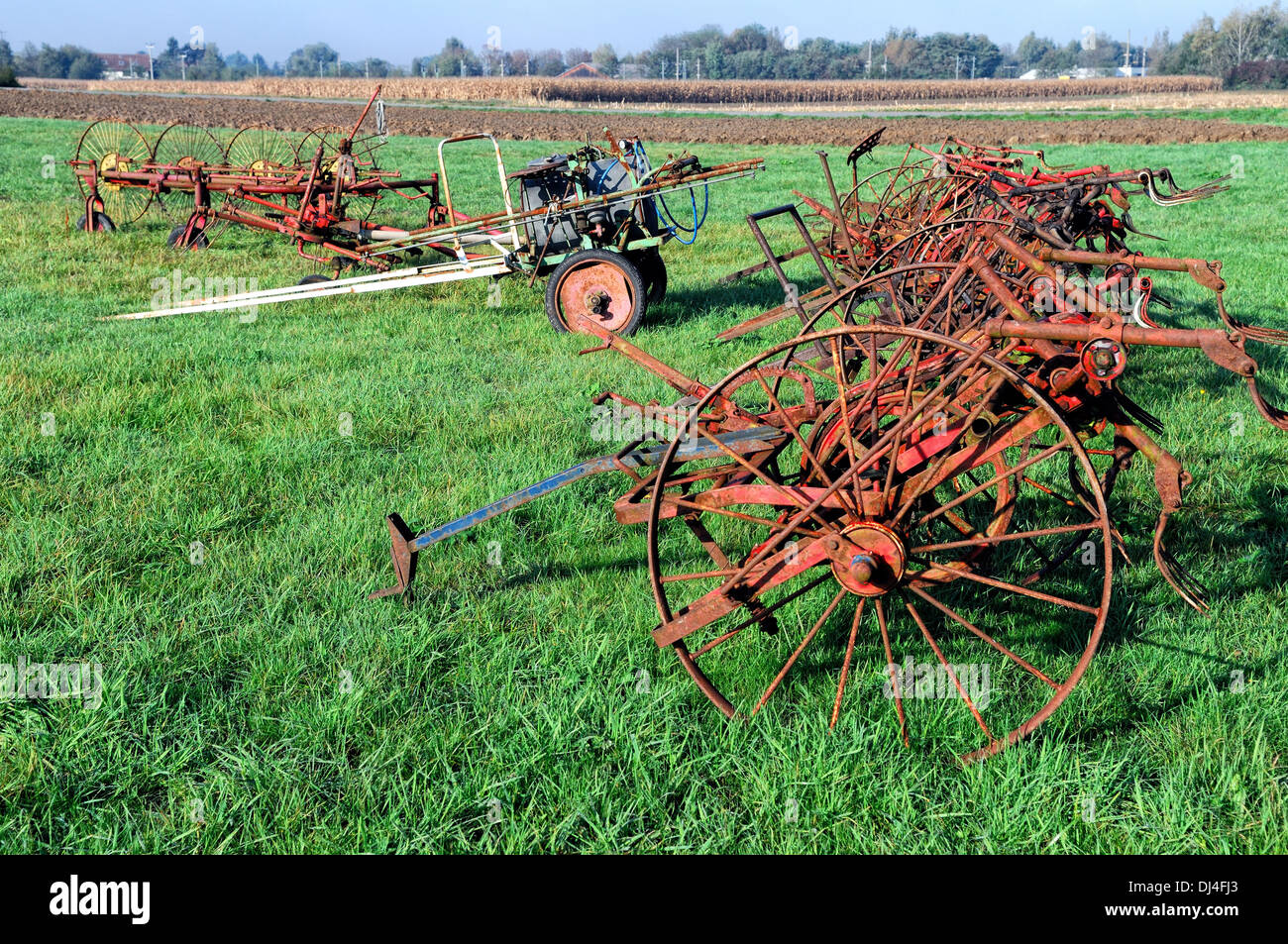 Old agriculture equipment hi-res stock photography and images - Alamy