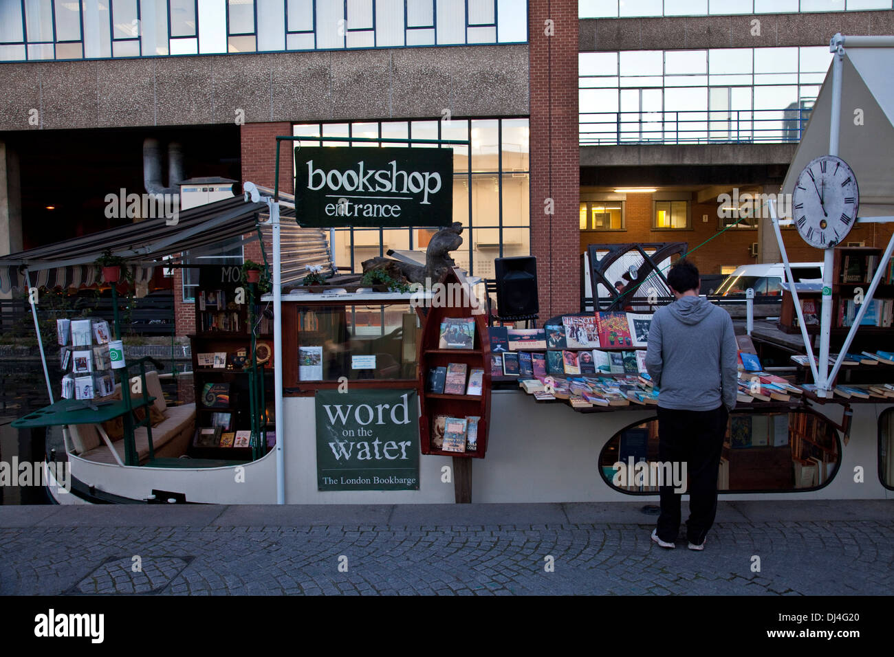 Floating Bookshop, 'Little Venice' London, England Stock Photo - Alamy