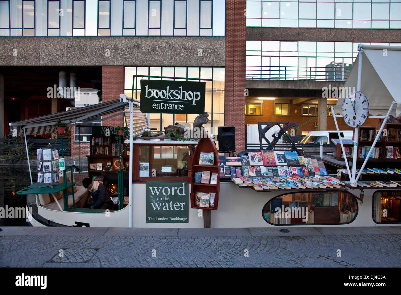 Floating Bookshop, 'Little Venice' London, England Stock Photo - Alamy