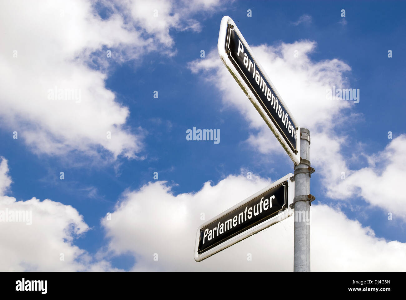 Blue name sign hi-res stock photography and images - Alamy