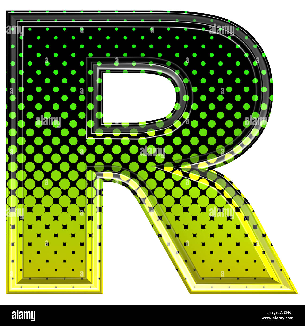 Colorful illustration of letter r hi-res stock photography and images ...