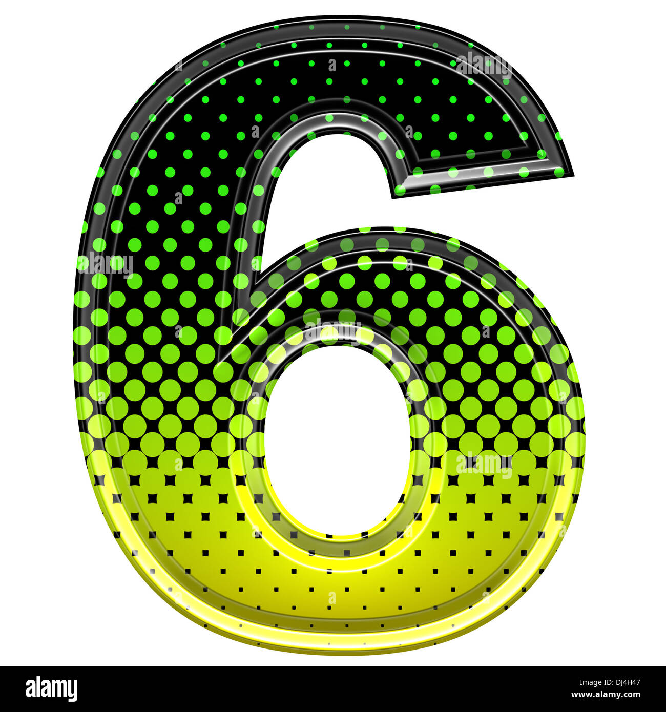 Digit 6 hi-res stock photography and images - Alamy