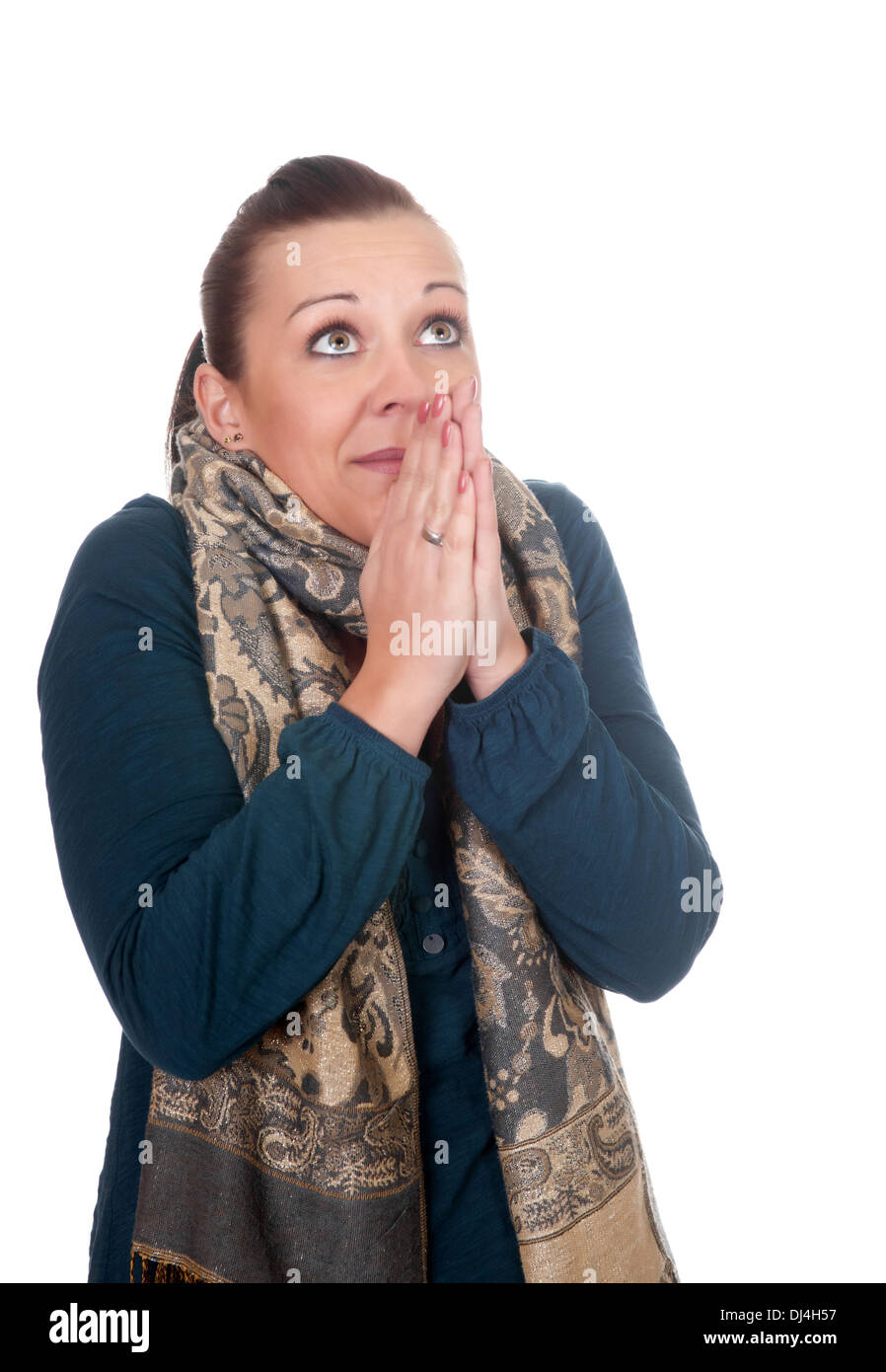 worried young woman Stock Photo - Alamy