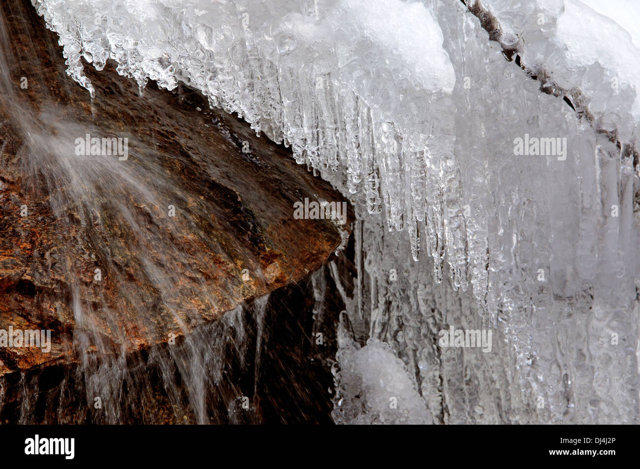 Water and Ice Stock Photo - Alamy