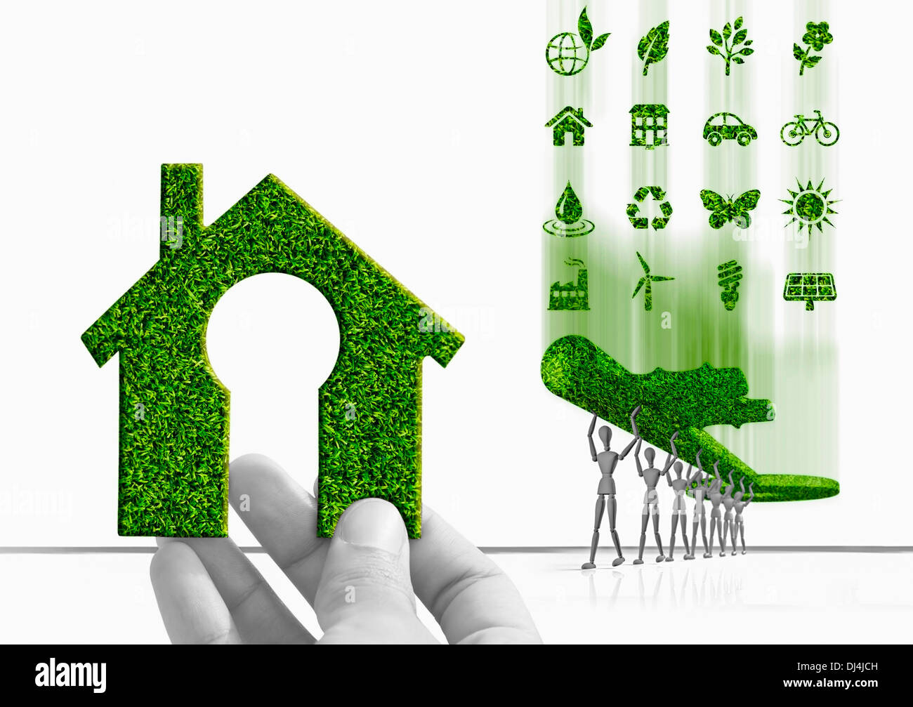 Go Green, Alternative Energy, Concept Stock Photo - Alamy