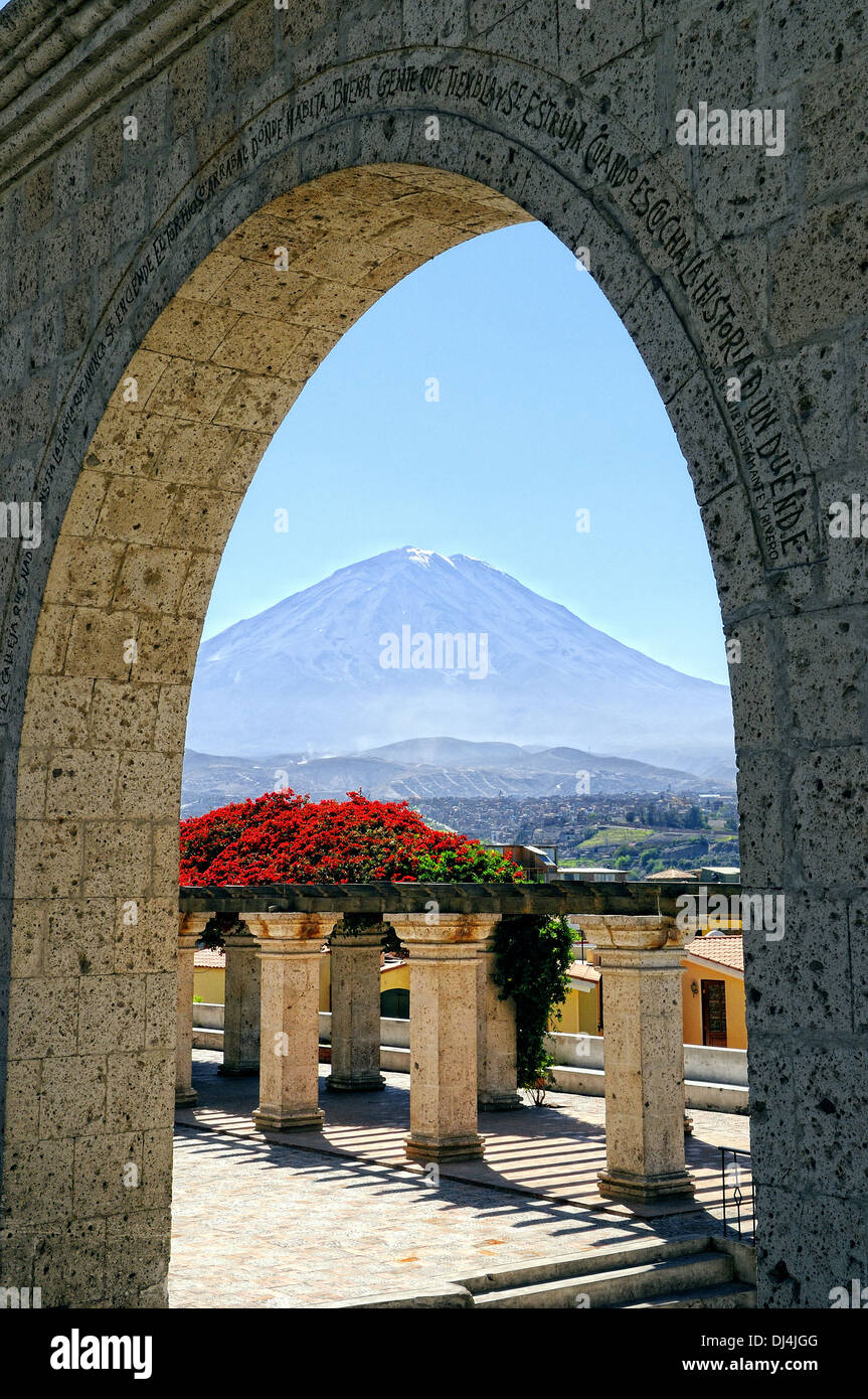 Arequipa - Misti volcano, Peru Stock Photo - Alamy