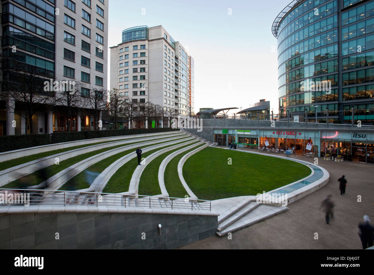 Sheldon Square, Paddington Central, London, England Stock Photo - Alamy