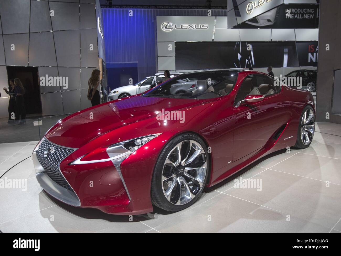 Los Angeles, California, USA. 21st Nov, 2013. A Lexus Concept car is ...
