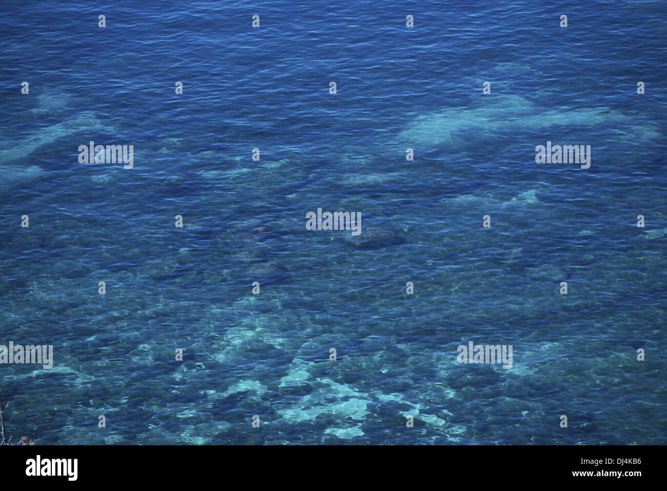 Clear Shallow Waters Nature Background. Lake Tahoe Clean Water Stock ...