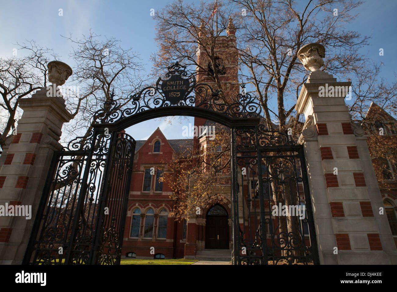 College Hall on the Smith College campus in Northampton, Massachusetts ...