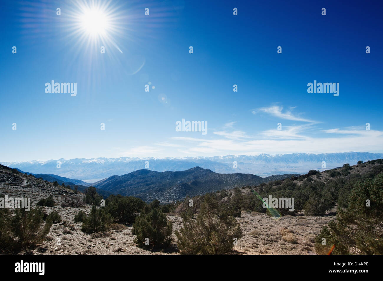Landscape Of The Eastern Sierra Region; California, United States Of ...