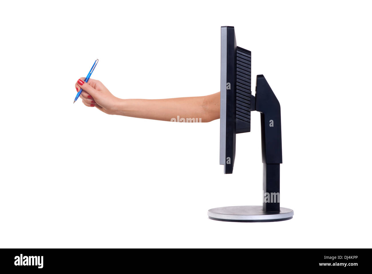 Monitor drawing Cut Out Stock Images & Pictures - Alamy