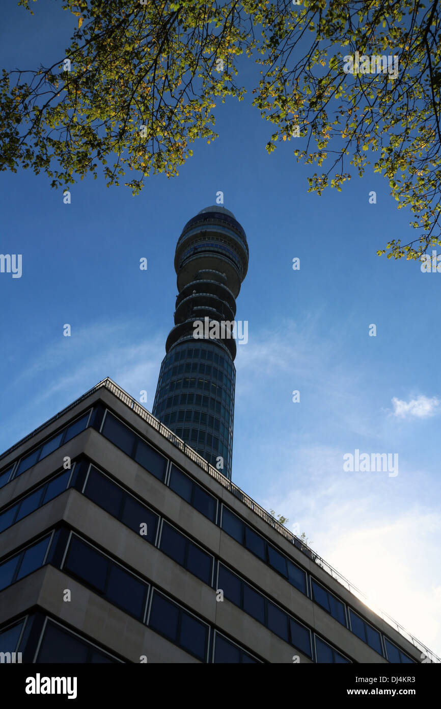 British Telecommunication tower - BT Tower - London - England - UK ...