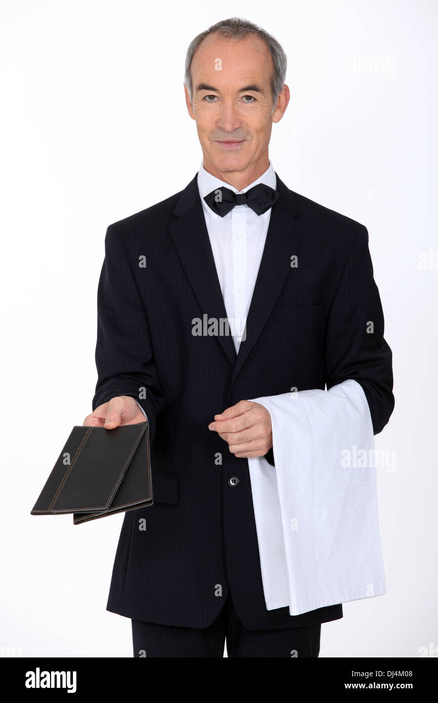 Bald waiter hi-res stock photography and images - Alamy