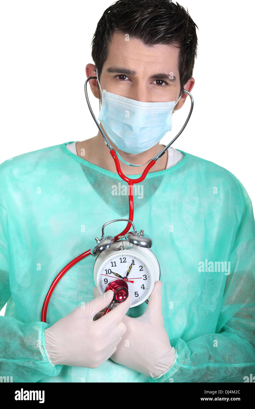 Medicine clock portrait patient hi-res stock photography and images - Alamy