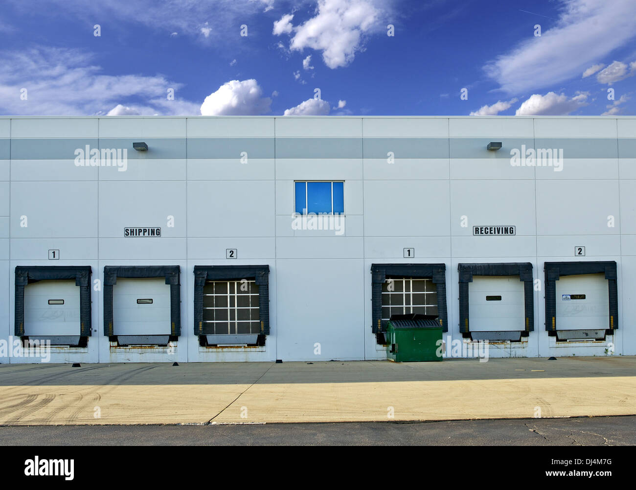 Shipping and Receiving Storage Warehouse Gates. Logistics Photo ...