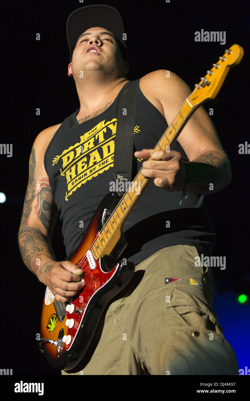 Philadelphia, Pennsylvania, USA. 25th Aug, 2012. Vocalist ROME RAMIREZ ...