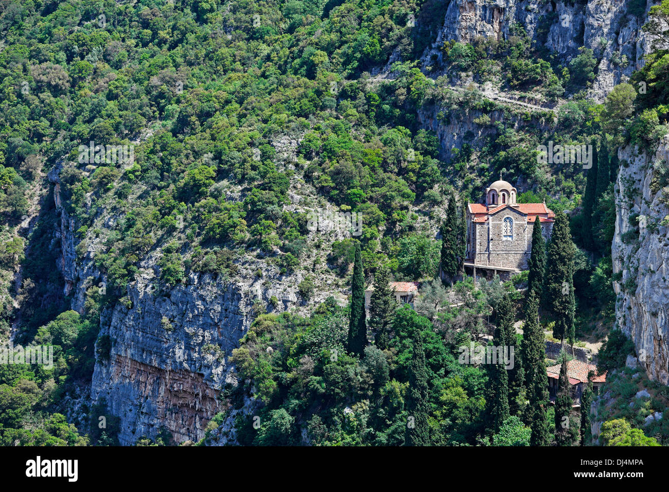 St. John Prodromos Monastery near Dimitsana in Arcadia, Peloponnese ...