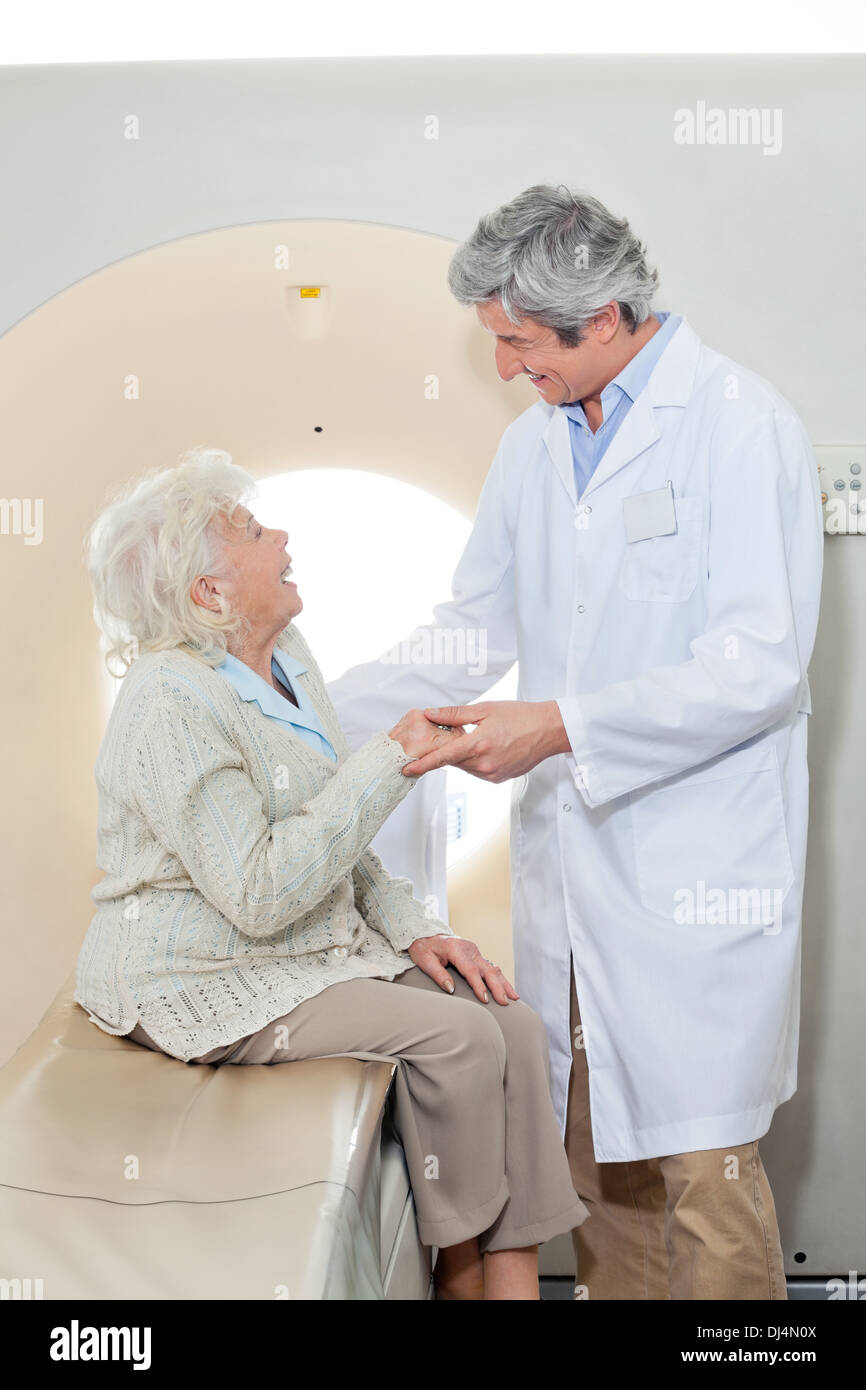 Patient Looking At Doctor Stock Photo - Alamy