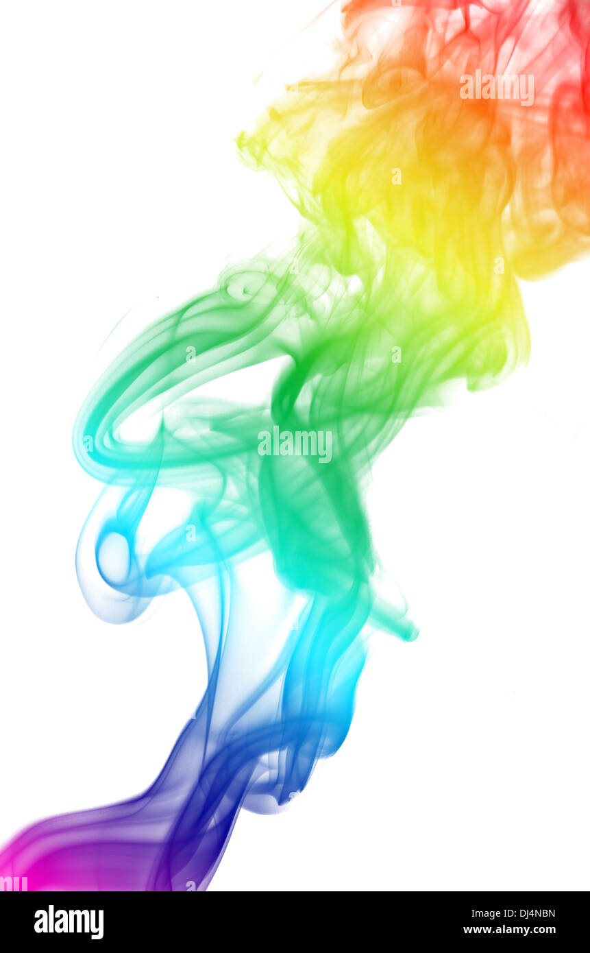 Rainbow smoke hi-res stock photography and images - Alamy