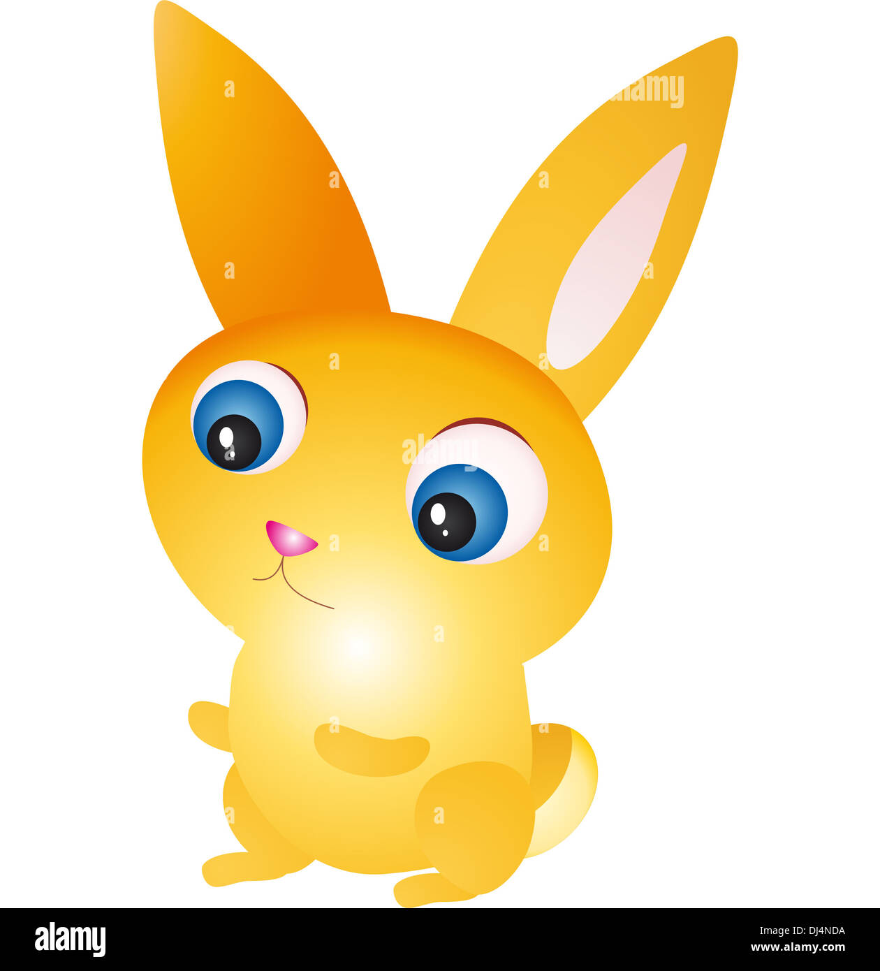 Rabbit portrait illustration hi-res stock photography and images - Alamy
