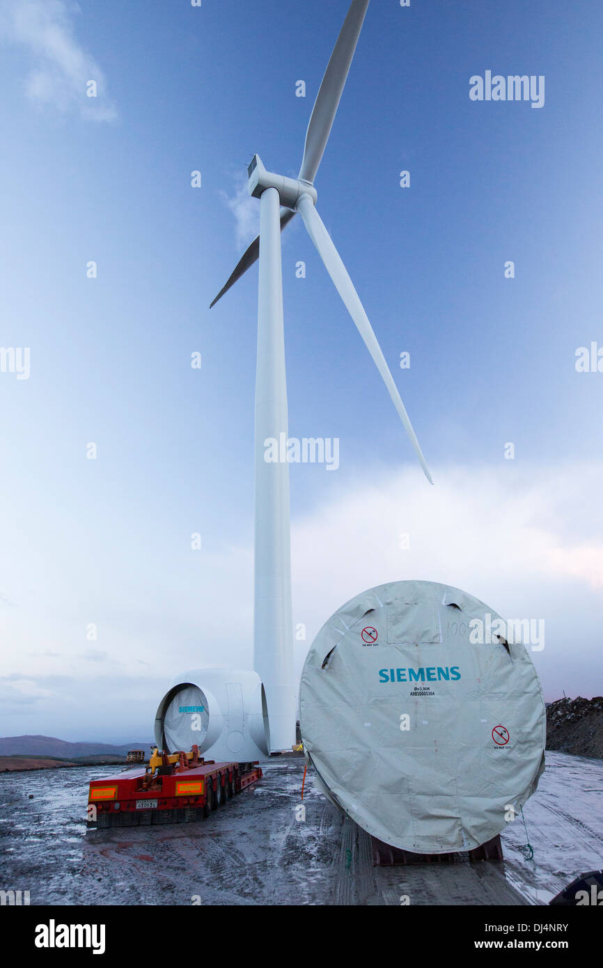 Loch Luichart a 69 MW wind farm being constructed on remote wilderness ...