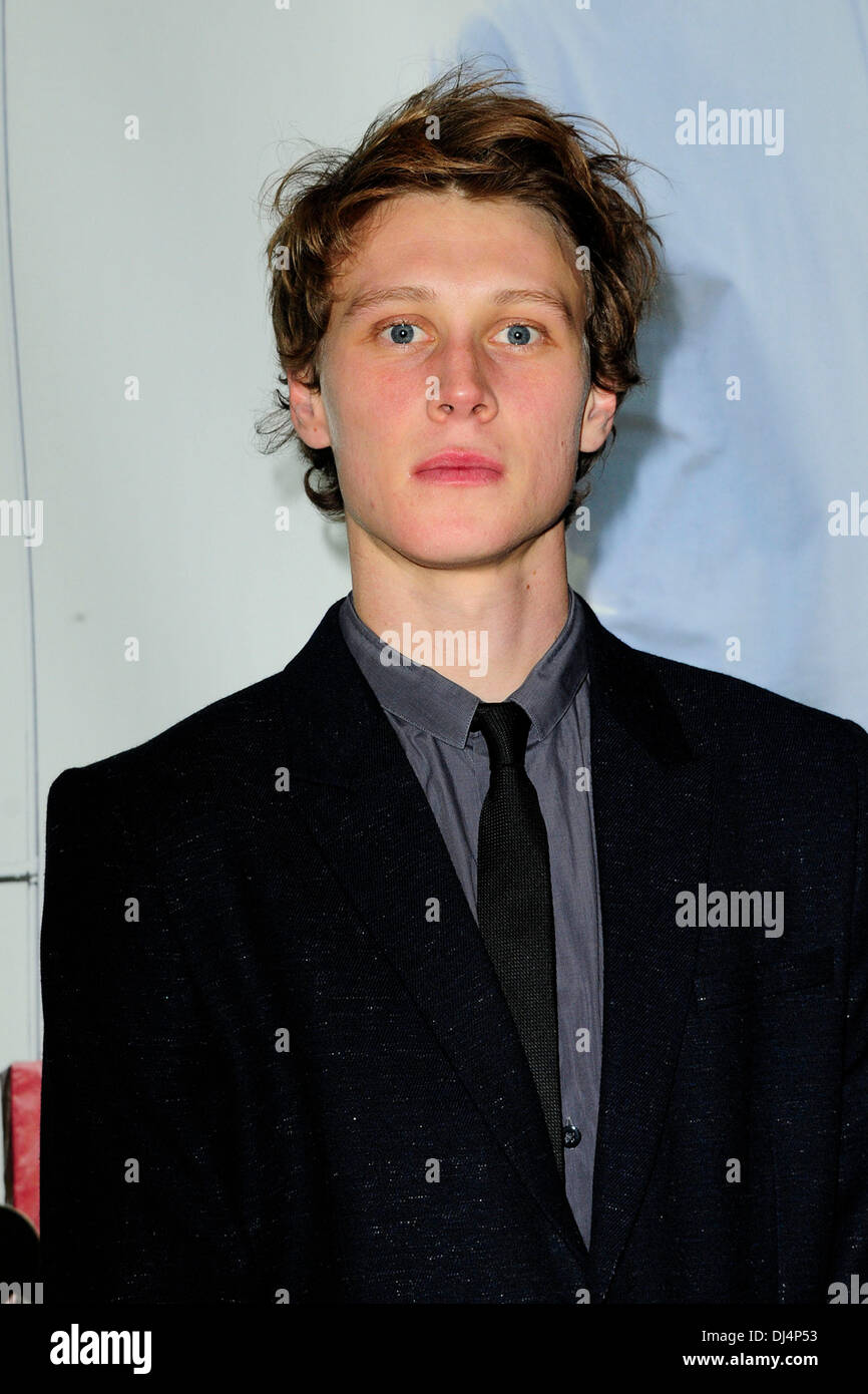 London, UK. 21st November 2013. George MacKay attends the Premiere of ...