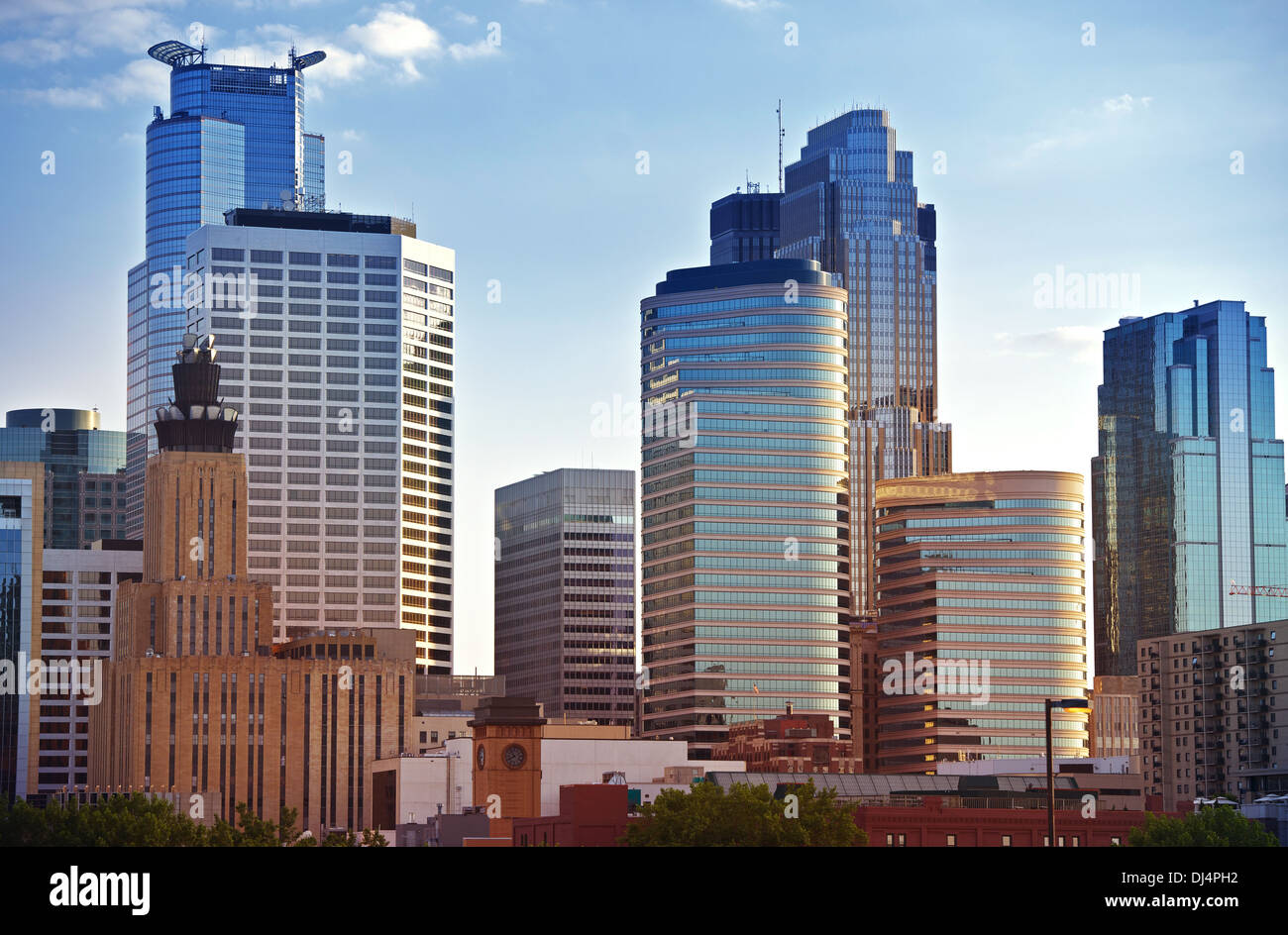 Minneapolis Skyline - Minneapolis Downtown Architecture. Minnesota ...
