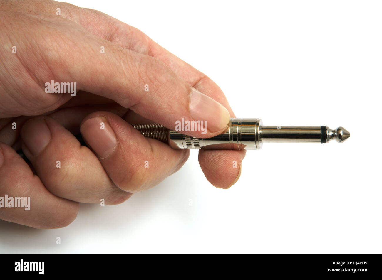 plug from a microphone Stock Photo - Alamy