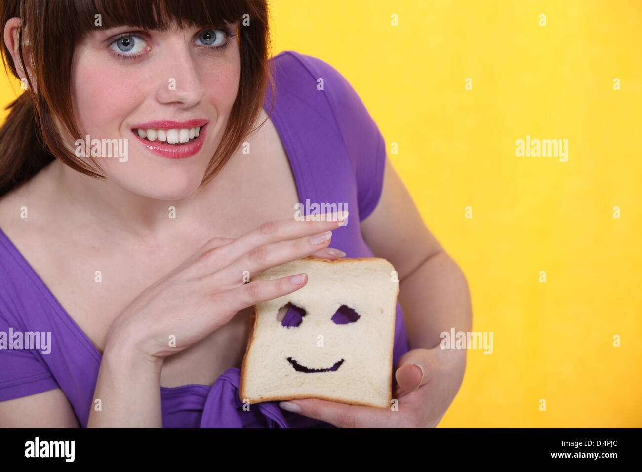 Making face slice bread hi-res stock photography and images - Alamy